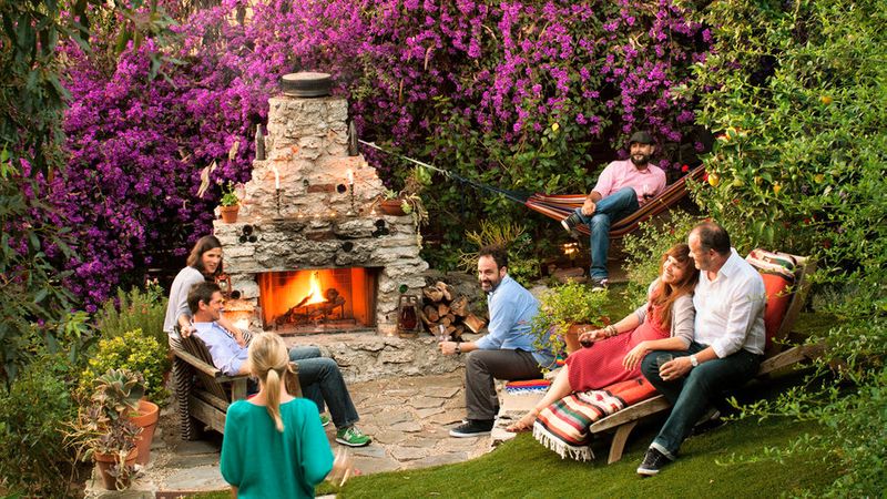 Chic Fireplaces - Sunset Magazine